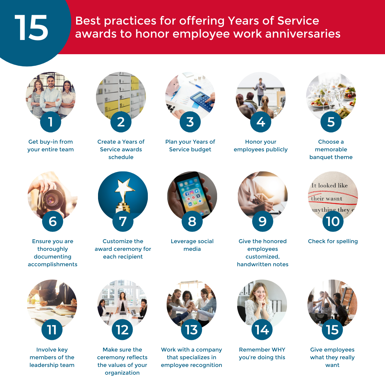 Years of Service: Traditional Work Anniversary Awards